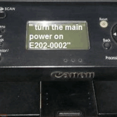 Máy in Canon MF4750 báo lỗi E202-0002 | Thiên Kim Nguyên